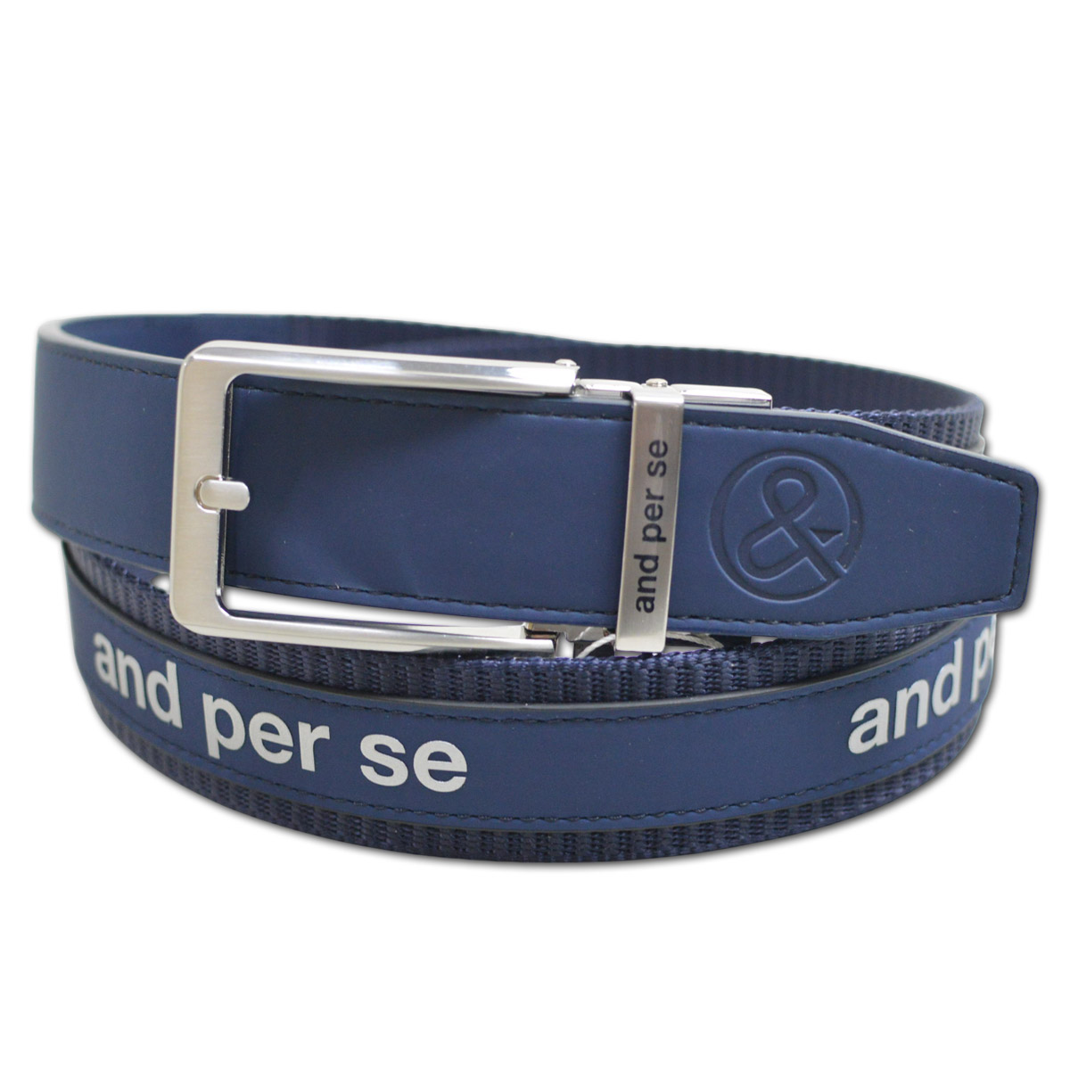 and per se アンパスィ ベルト ゴルフウェア メンズ 白 紺 グレー ams7435 : ROUND OVER - 通販 - Yahoo!ショッピング