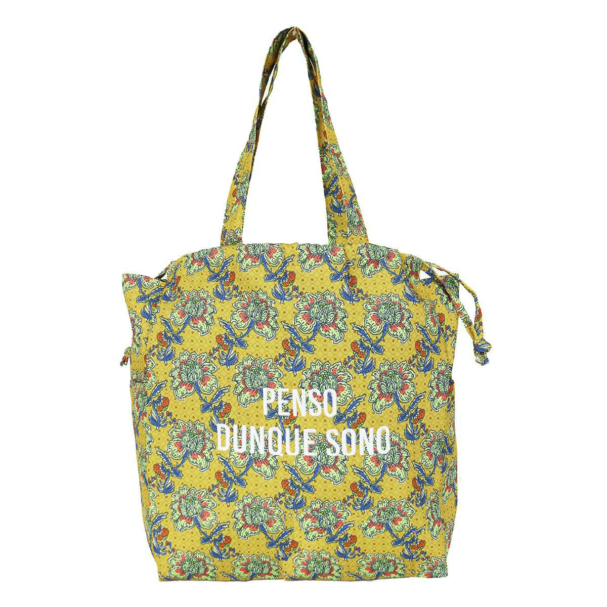 REAL STYLE（ファッション） aristella アリステラ e.e.p. トートバッグ レディース a4 軽い 大容量 巾着バッグ 肩掛け ラタプリント 通勤 通学 ボタニカル ...