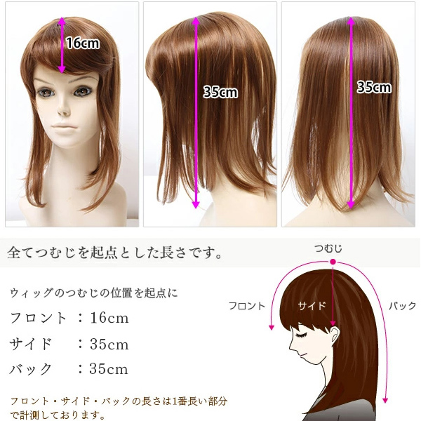 サロン仕上げ ヘアピース ロング シースル カバーウィッグ JUST5薄毛の