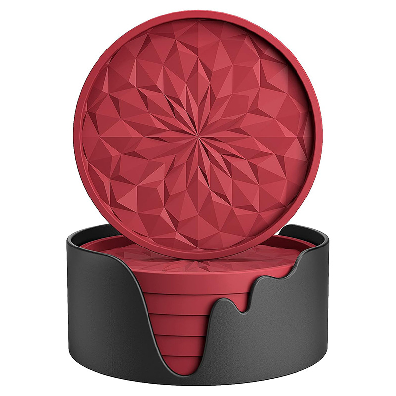 SaintGraal コースター おしゃれ くっつかない 立体 耐熱 防水 グラス タンブラー コップ お酒 誕生日 プレゼント 父の日 ギフト 丸型 : チョットイイモノストア - 通販 ...