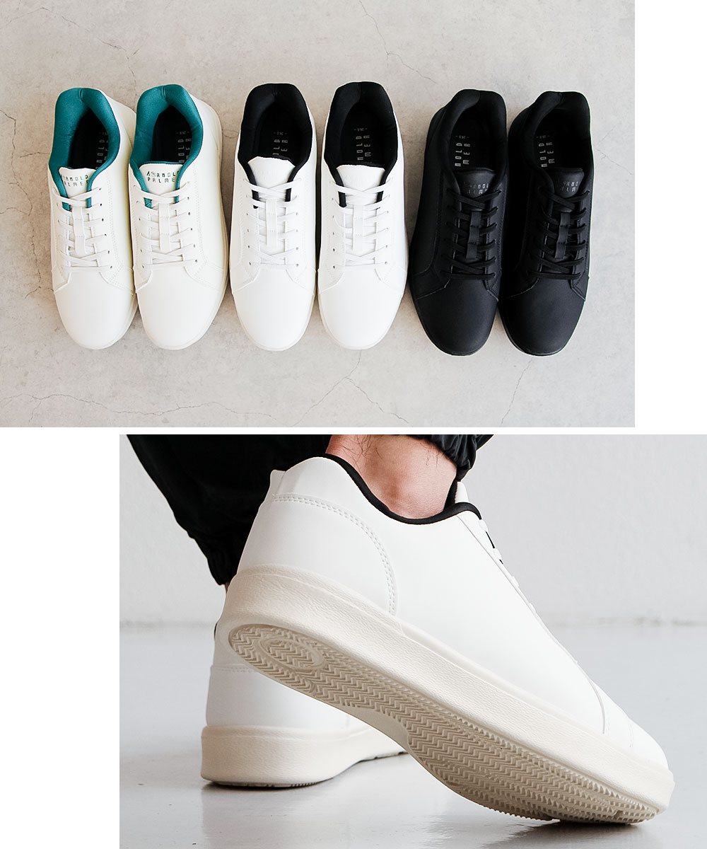 Arnold Palmer（アーノルドパーマー） スニーカー メンズ スリッポン メンズ ハンズフリー スライドフィット 紐靴 手を使わない 脱ぎ履き簡単 手ぶらでスポン 0071 : S ...