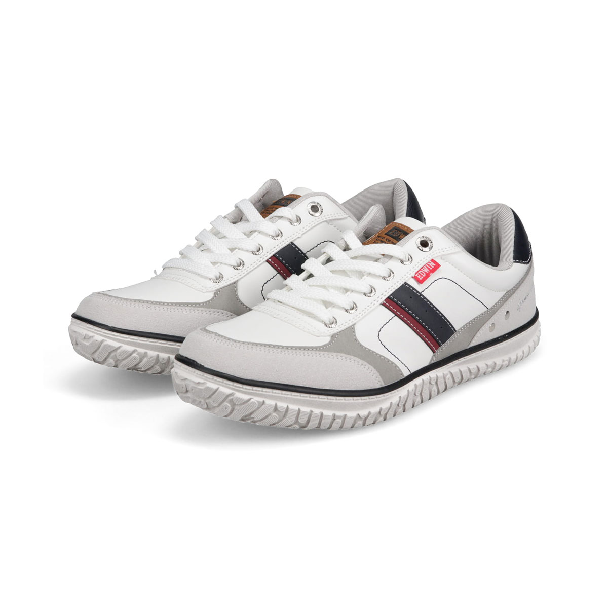 EDWIN エドウィン スニーカー メンズ 幅広 軽量 防滑 ローカット カジュアル 靴 シューズ 黒 白 歩きやすい EDW-7765 edwin : S-mart Yahoo! JAPAN ...