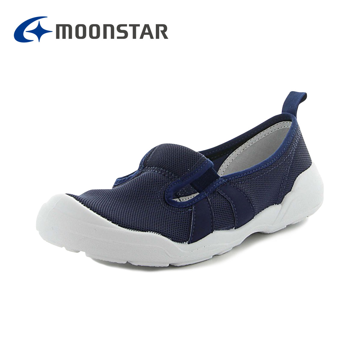 MoonStar ムーンスター スリッポン 室内履き レディース メンズ 体育館シューズ うわばき ホワイト ネイビー 紺 MSオトナノウワバキ01 Moon star : S-mart ...
