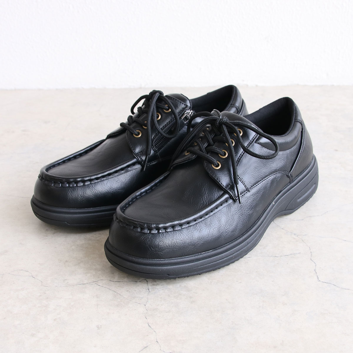 メンズ シューズ カジュアル 軽い 防水 幅広 ウォーキング ビジネス 撥水 紳士靴 旅行 通勤用 黒 ブラック ブラウン 710 720 :wt-710-720:S-mart Yahoo ...