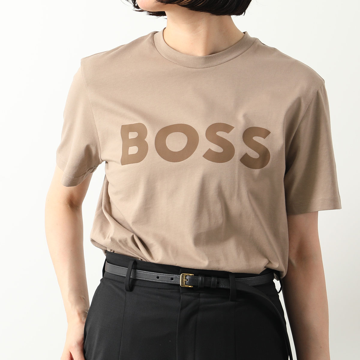 HUGO BOSS（ヒューゴ・ボス） HUGO BOSS ORANGE オレンジ 半袖Tシャツ 50481923 レディース ロゴT コットン ...