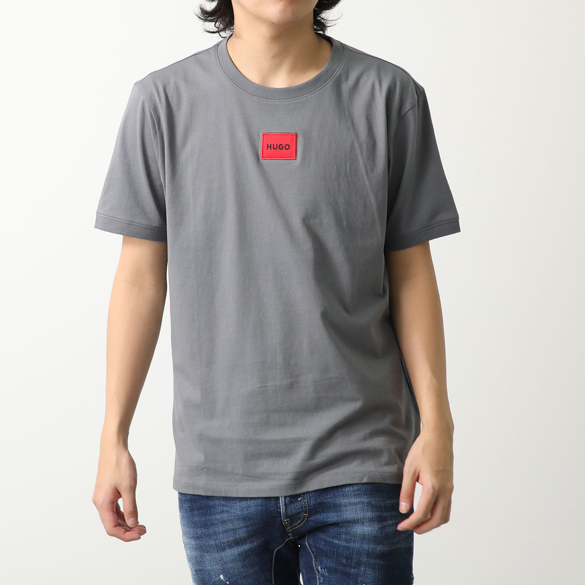 HUGO BOSS（ヒューゴ・ボス） Tシャツ 50447978 メンズ 半袖 コットンジャージー クルーネック ロゴ カラー2色 ...
