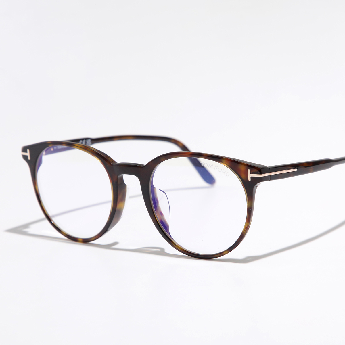 TOM FORD トムフォード メガネ TF5695-F-B FT5695-F-B メンズ ボストン型 ブルーライトカット セルフレーム フル ...