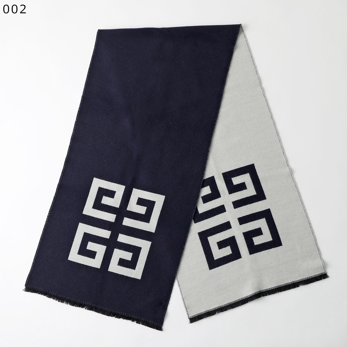 GIVENCHY（ジバンシィ） マフラー J6262 メンズ フリンジ ストール