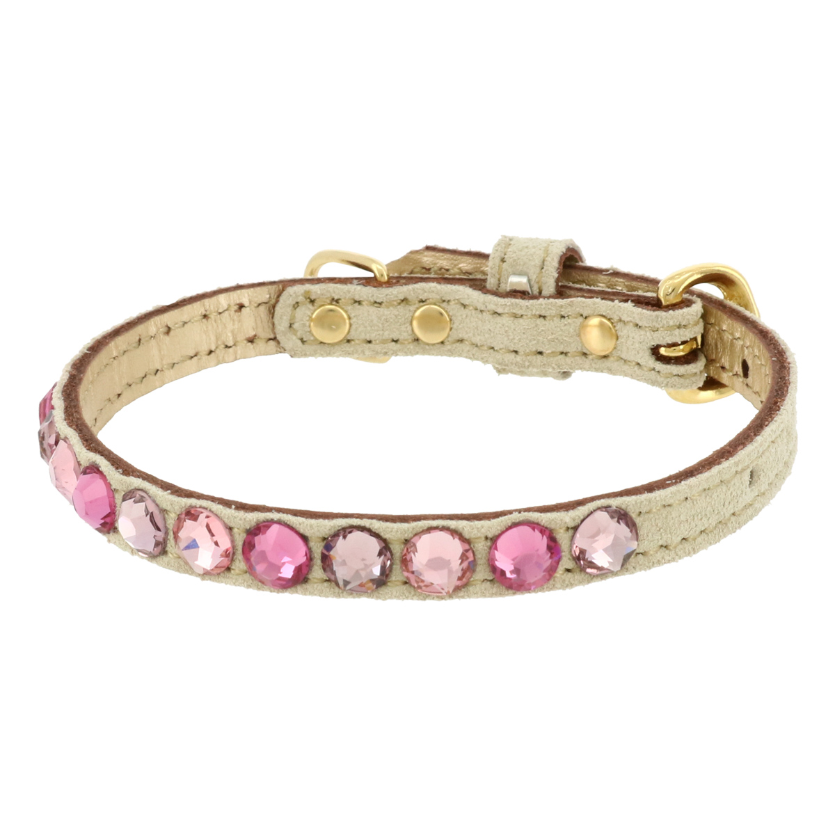 BIRDIE（バーディー） リュクスバーディ 首輪 犬用 Sサイズ 小型犬 日本製 本革 Luxebirdie 9316 グランマルチカラー ...