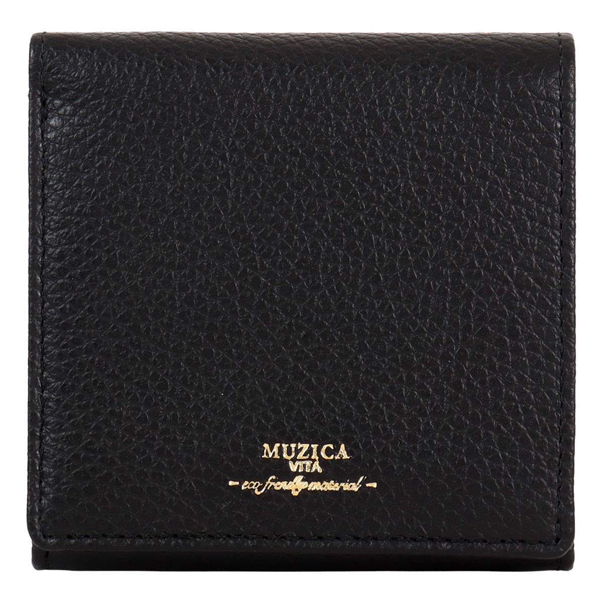 ムジカ・ヴィータ 二つ折り財布 ミニ財布 本革 イタリアンレザー