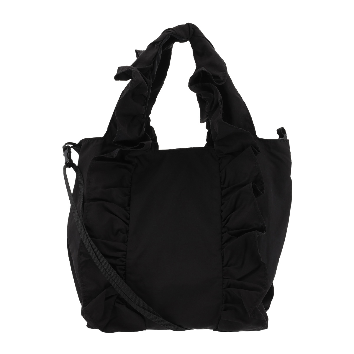 SALON de RUBAN トートバッグ フリル ギャザー レディース サロン ド ルヴァンRBB-229 | 2WAY ショルダーバッグ ナイロン : サックスバーYahoo!店 - 通販 ...