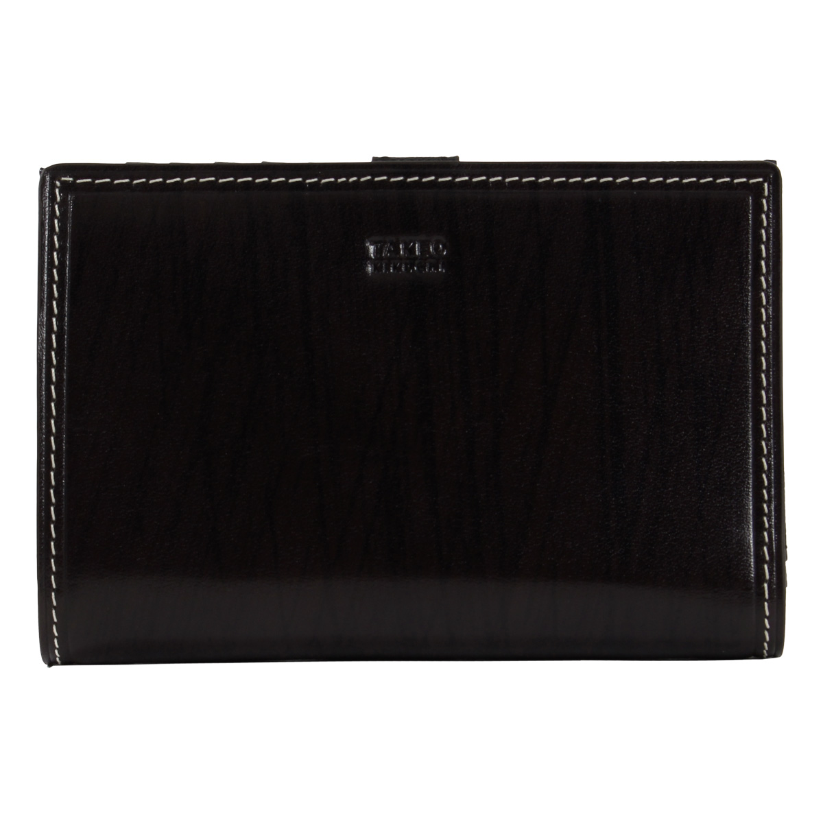 TAKEO KIKUCHI（タケオキクチ） 財布 二つ折り ミドル財布 本革 セミ長