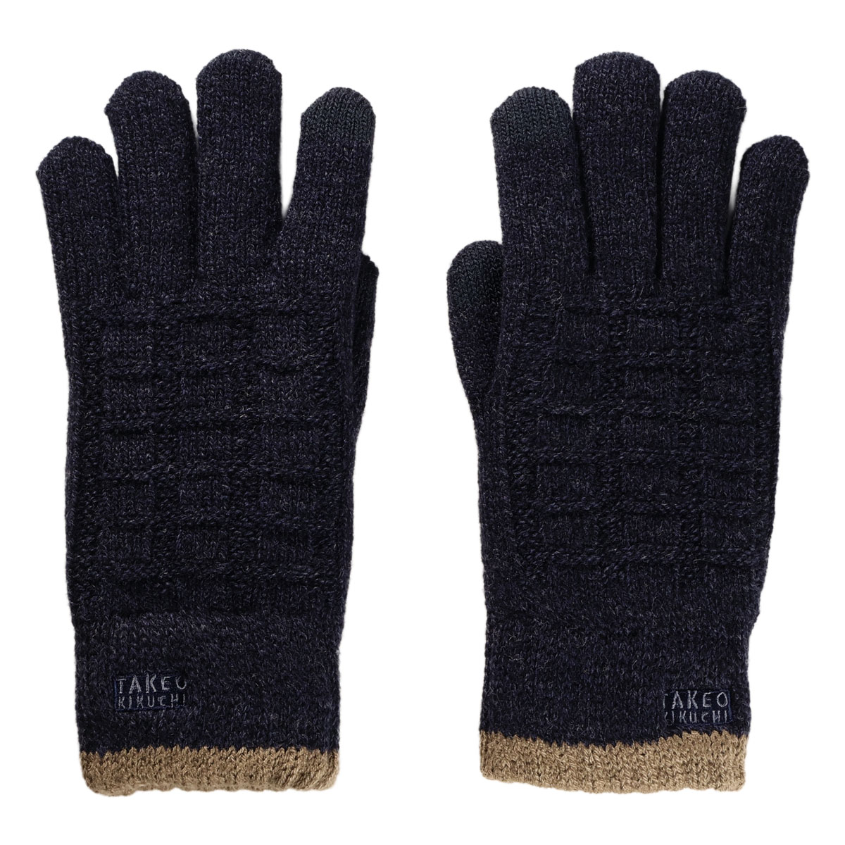 TAKEO KIKUCHI（タケオキクチ） 手袋 ニット スマートフォン対応