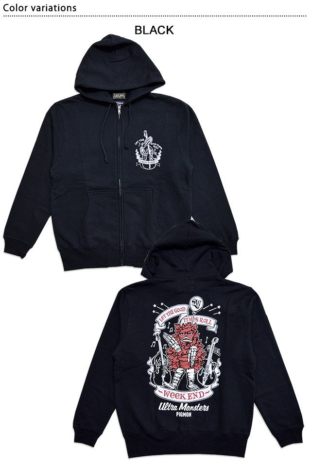 ピグモンロックパーカー スカルワークス ULM-23 ウルトラマン 円谷プロ 昭和 怪獣 SKULL WORKS ピグモンロックパーカー スカルワークス ULM-23 ウルトラマン 円谷プロ