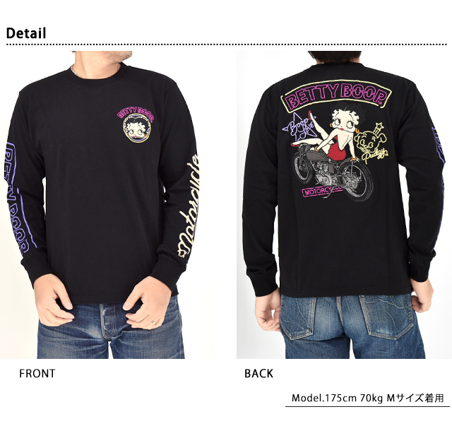 BETTY×ネバーマインド 天竺ロングTシャツ NEVER MIND BBN-2601