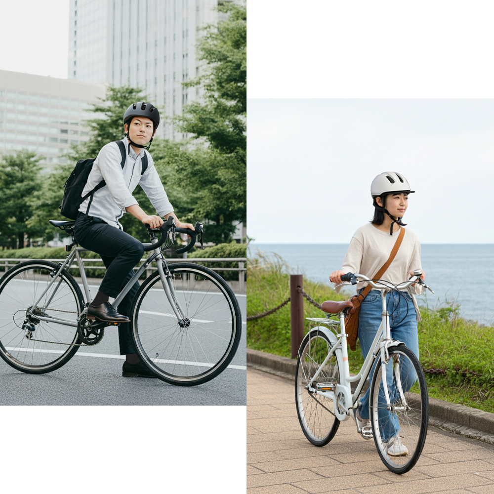 SG規格 自転車 ヘルメット 大人 SMRG 自転車用 ロードバイク バイザー脱着可 レディース メンズ 通学 通勤 M/L 55-60cm SR-UH : サムライディング Yahoo!店 ...