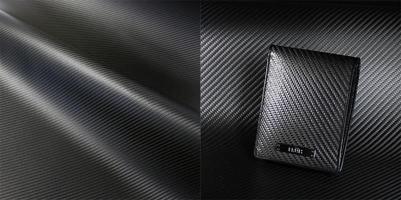 ガジェットリンク FRUH（フリュー） リアルカーボン 2つ折ウォレット