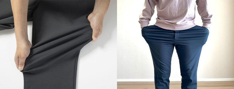 有木 ARIKI キュプラ裏起毛「しっとり暖か」メンズパンツ ARM-03-72 1