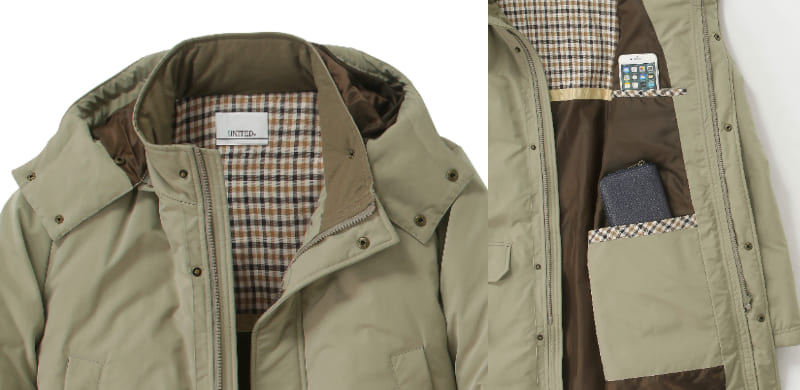 ハワード ユナイテッド フード付きダウンコート 3U5-64580 1着 : 産経