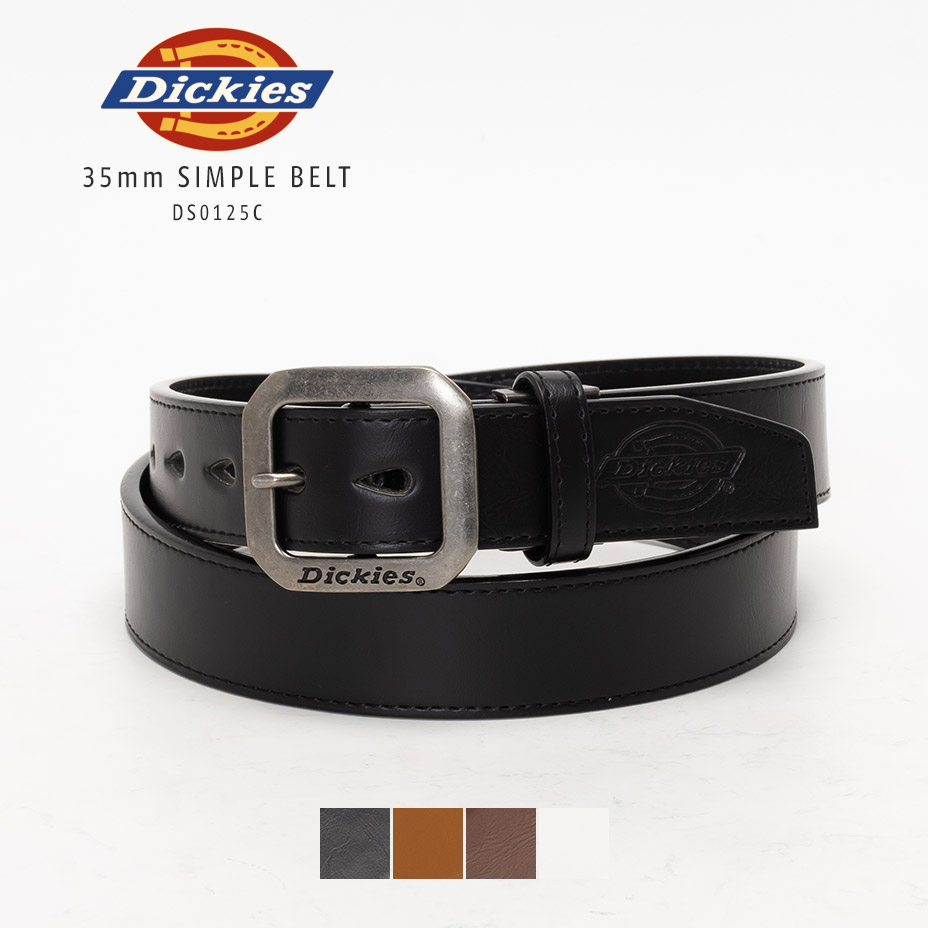 Dickies DICKIES ディッキーズ ベルト メンズ レディース おしゃれ カジュアル 黒 白 スーツ 幅広 35mm ジーンズ ビジネス ブランド 太い 太め : 靴のSVEC ...