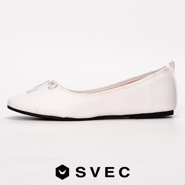 SVEC バレエシューズ レディース フラットシューズ ぺたんこ パンプス ラウンドトゥ プチプラ 大きいサイズ 25cm リボン 歩きやすい 痛くない 走れる : 靴のSVEC - 通販 ...