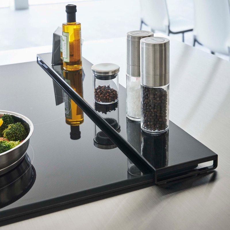 tower タワー 排気口カバー フラットタイプ W75 ブラック 5737 キッチン 油汚れ 05737-5R2 YAMAZAKI (山崎 ...