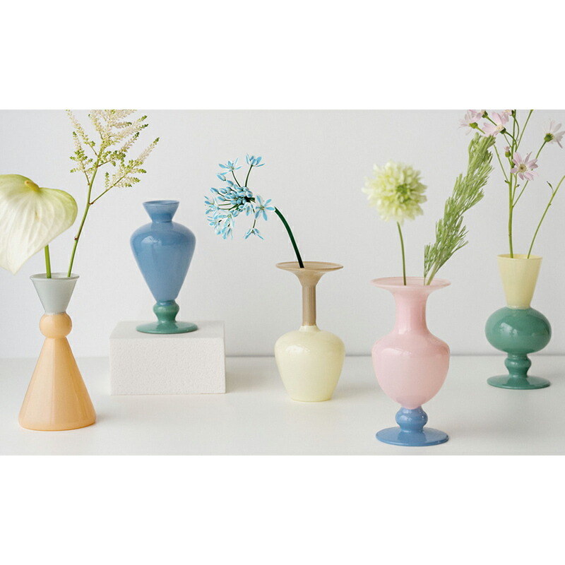 amabro（アマブロ） TWO TONE SERIES MINI VASE TWO TONE ミニベース ツートーン 花瓶 花器 フラワーベース 一輪挿し 2色 雑貨 インテリア オブジェ ...