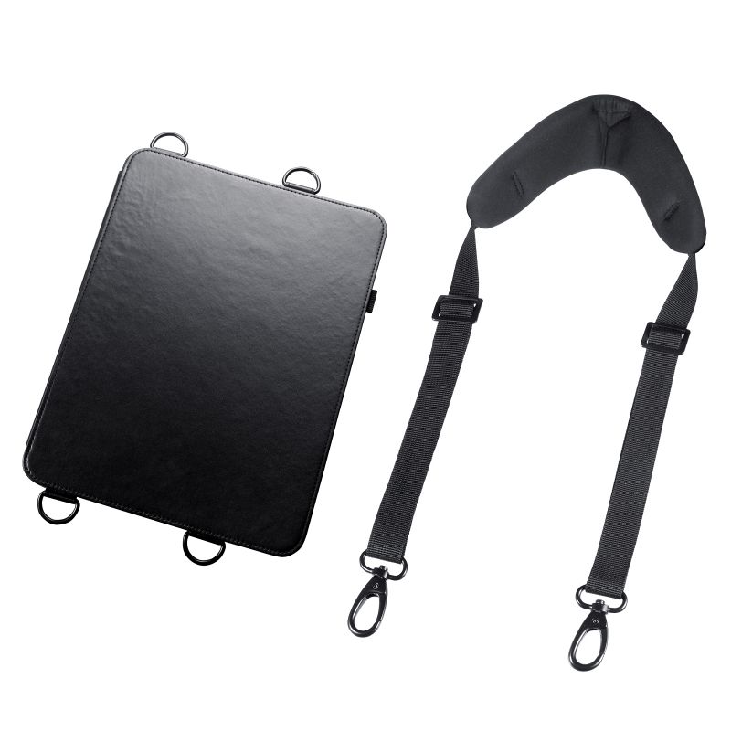 SANWA SUPPLY（サンワサプライ） iPad Air ケース ケース スタンド機能 ショルダーベルト ハンドベルト ペンホルダー 法人 ...