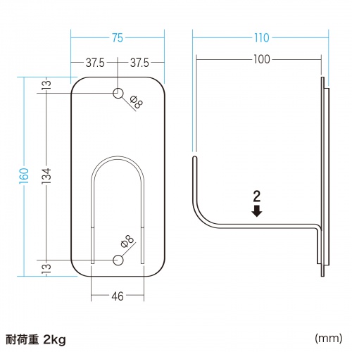 マグネット貼付けケーブルフック 大 2個セットRAC-CF5 :RAC-CF5:サンワダイレクト - 通販 - Yahoo!ショッピング