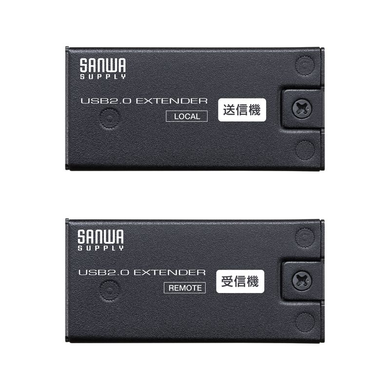 SANWA SUPPLY（サンワサプライ） USBエクステンダー USB2.0 最大150m延長 USB1ポート LAN USB-EXSET5 ...