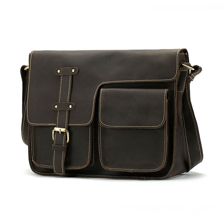 本革 メッセンジャーバッグ ショルダーバッグメンズ 斜めがけ 2way