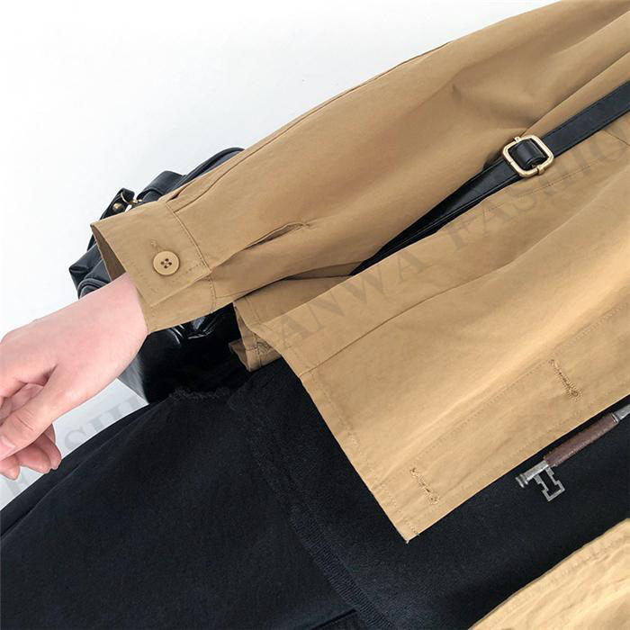 コート レディース トレンチコート 春 40代 ショート丈 スプリングコート ライトコート ジャケット 大きいサイズ 黒 通勤 カジュアル ...