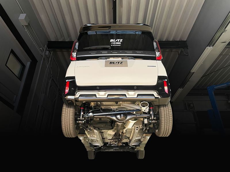 BLITZ NUR-SPECカスタムエディション B38A BR06 ターボ 4WD デリカミニ 三菱自動車/マフラー 63586 ...