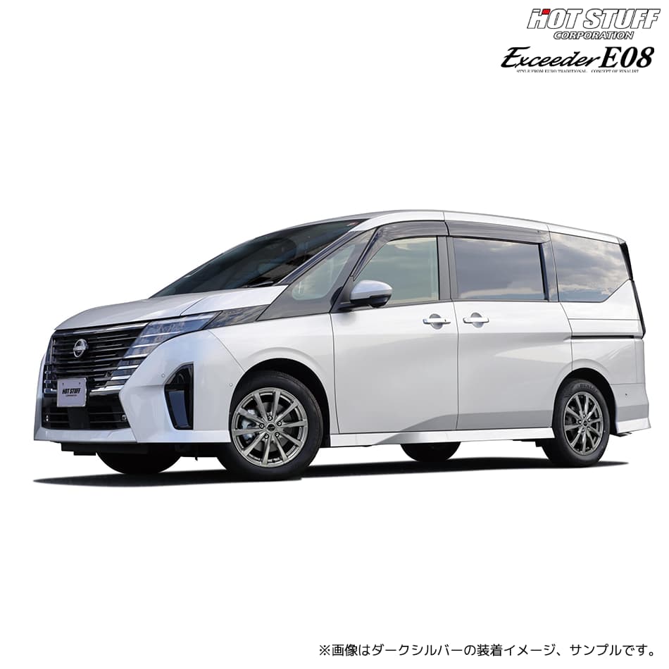 HOT STUFF（ホットスタッフ） エクシーダー E08 ホイール1本 17x7.0J 5H 114.3 +45 グロスガンメタ(GGM) / 17インチ HOT STUFF ...