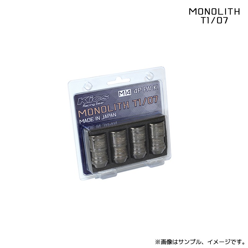 KYO-EI 協永産業 Kics モノリス 貫通ナット T1/07 M14xP1.5 4個 グロリアス ブラック / MONOLITH MN04GK-4P : エスクリエイト - 通販 ...