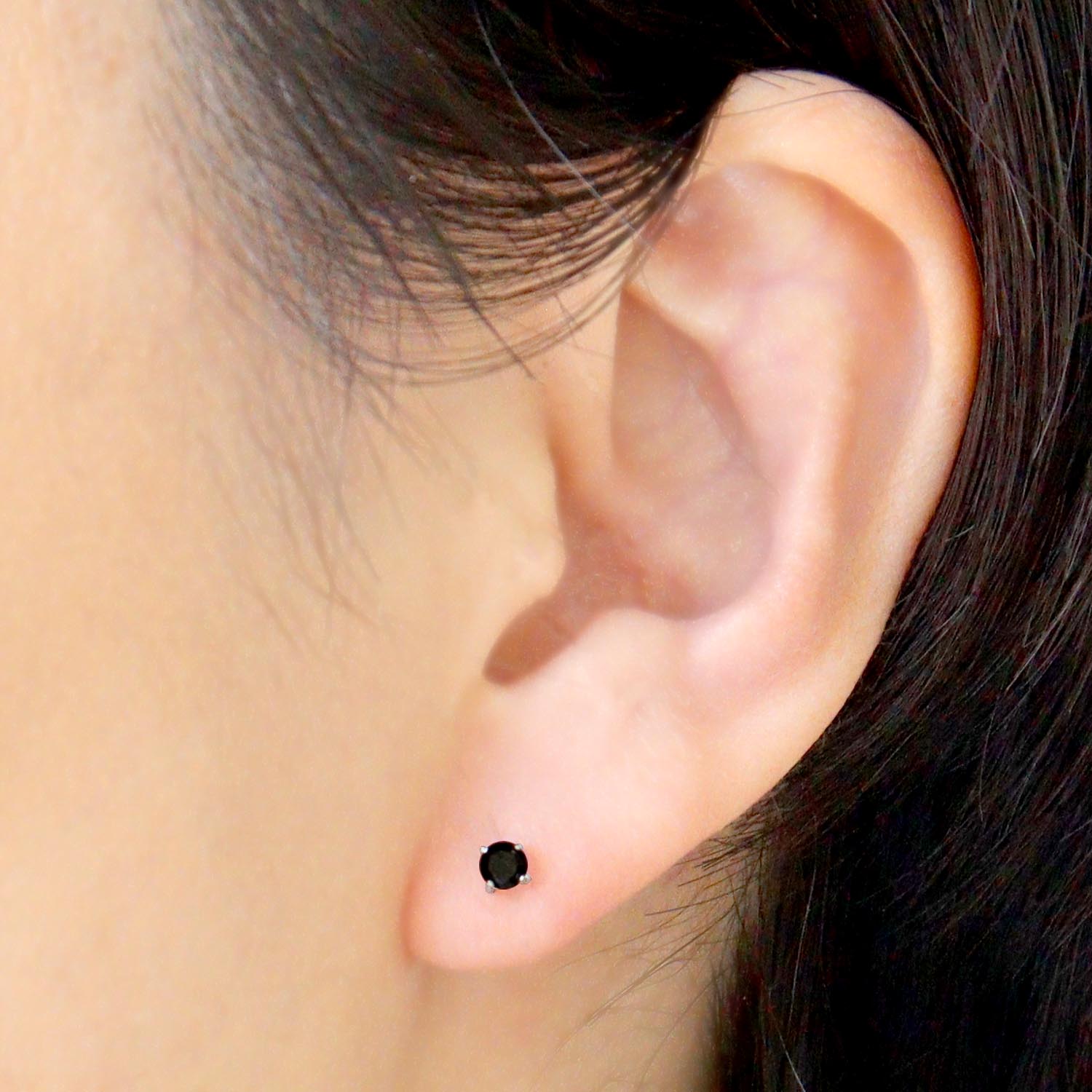 Sears ピアス メンズ レディース ユニセックス ブラック キュービックジルコニア 3mm シルバー925 シルバーピアス アクセサリー ブランド シアーズ : シアーズ公式ストア ...