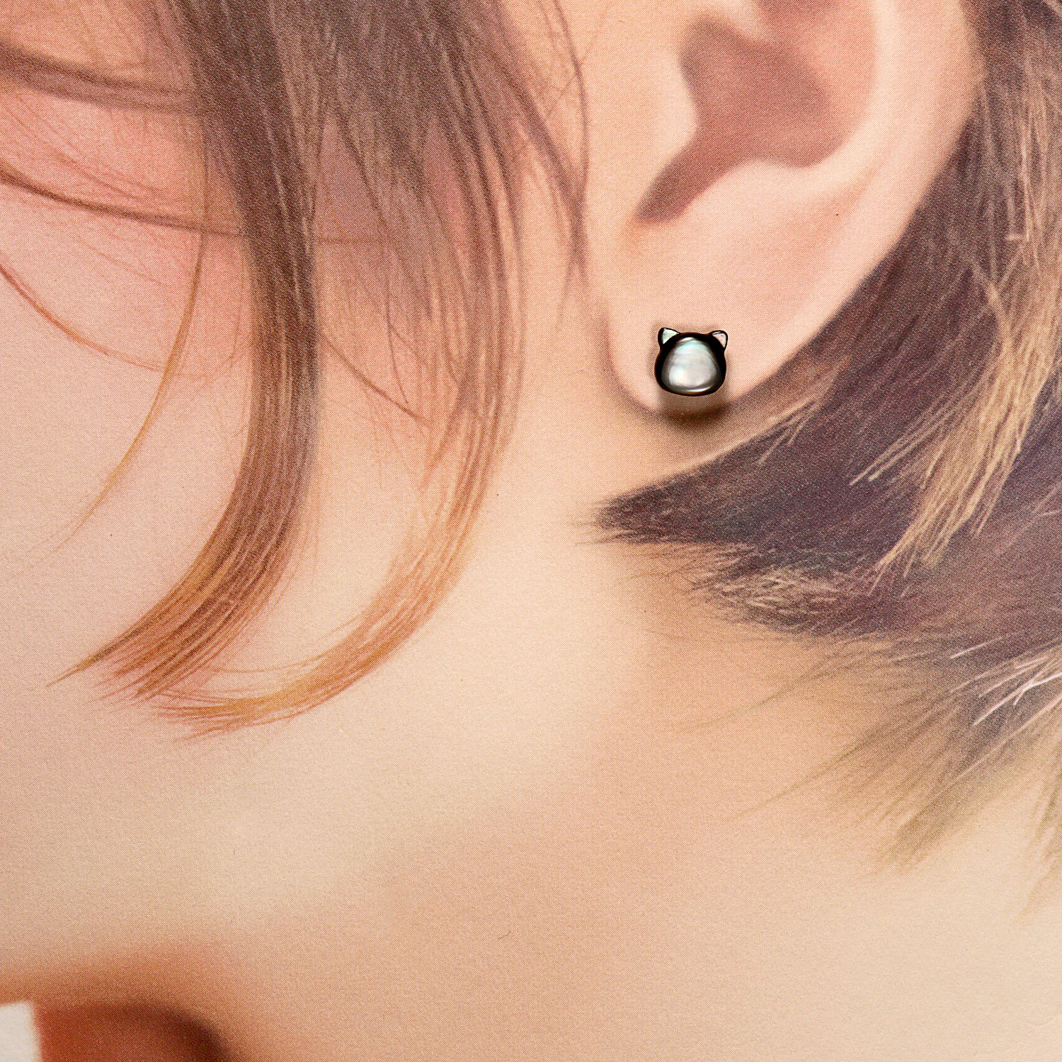 Sears ピアス レディース K10 10金 ネコ 猫 ねこ 動物 アニマル シェル スタッドピアス 白蝶貝 黒蝶貝 クロネコ シロネコ ゴールド シアーズ : シアーズ公式ストア - 通販 ...