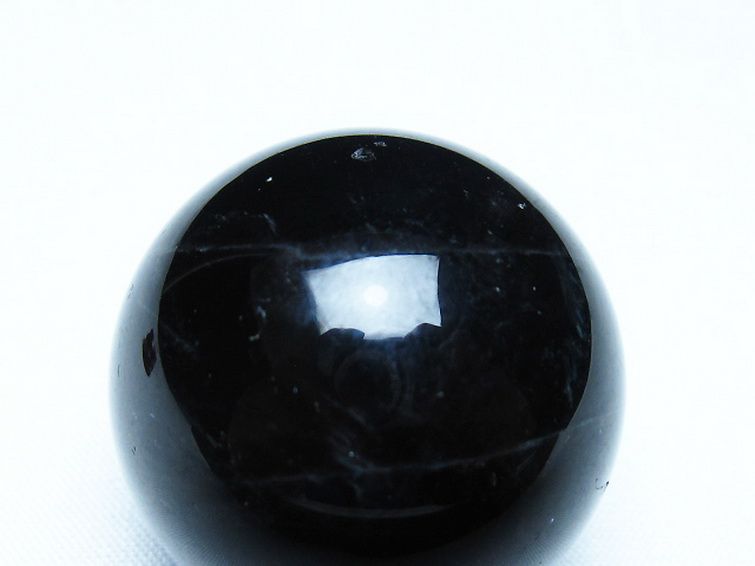 モリオン 純天然 黒水晶 丸玉 35mm [t220-10004] 誠安天然石専門店 【本店】