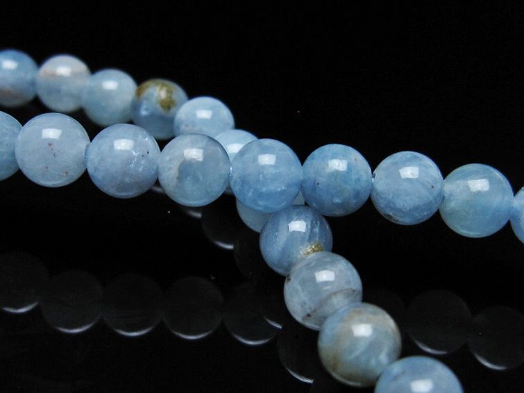 アクアマリン ブレスレット 5mm [t35-20739]