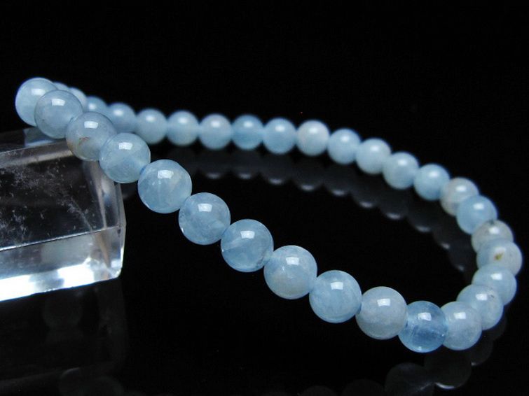 アクアマリン ブレスレット 5mm [t35-20776]
