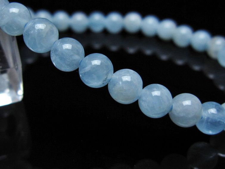 アクアマリン ブレスレット 5mm [t35-20776]