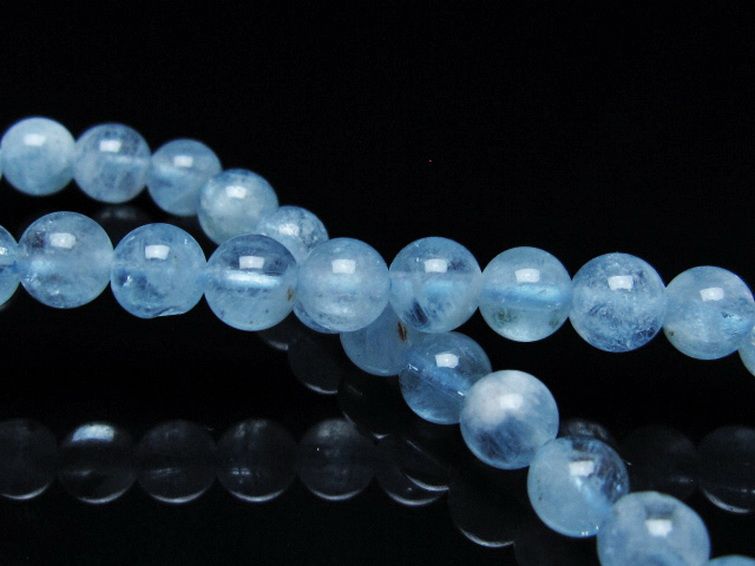 アクアマリン ブレスレット 5mm [t35-20780]