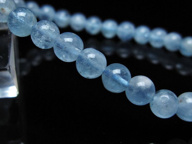 アクアマリン ブレスレット 5mm [t35-20780]
