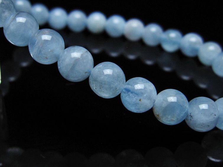 アクアマリン ブレスレット 6mm [t35-20784]