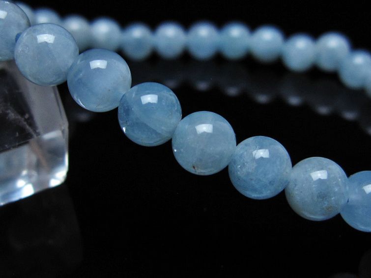 アクアマリン ブレスレット 6mm [t35-20832]