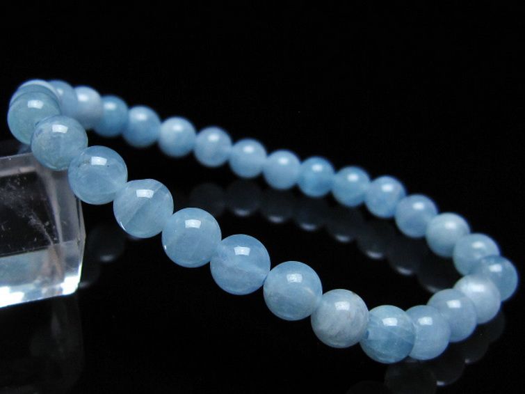 アクアマリン ブレスレット 6mm [t35-20836]