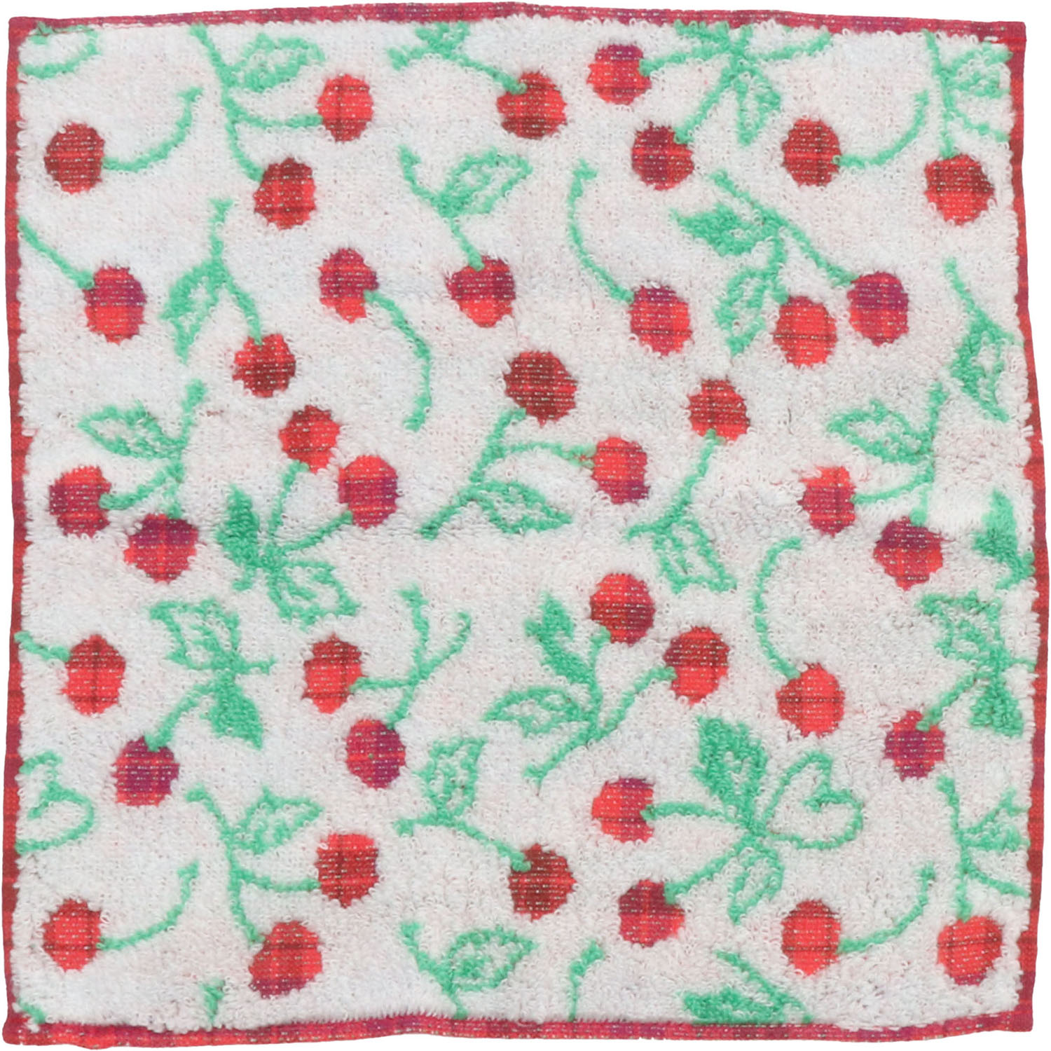 今治タオル 半額以上 60％OFF 数量限定 isso ecco イッソエッコ ハンカチタオル ハンカチ くすみカラー オーナメント柄 さくらんぼ柄 まとめ買い 国産 : 生活スタイル ...