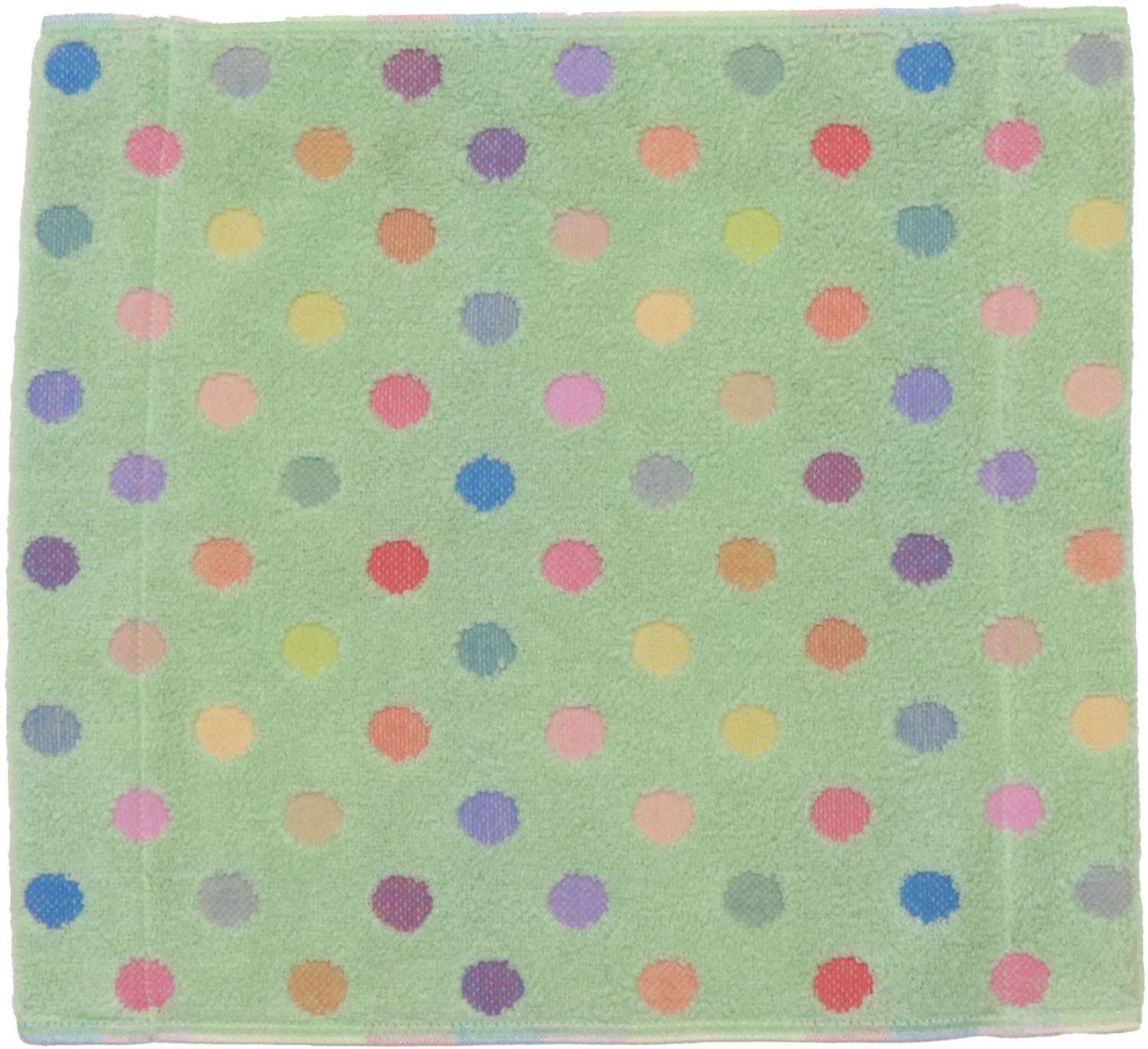 今治タオル（imabari towel） 半額セール 50％OFF 数量限定 isso ecco イッソエッコ ポップカラー ハンドタオル 水玉 ホワイト オレンジ グリーン イエロー 国産 ...