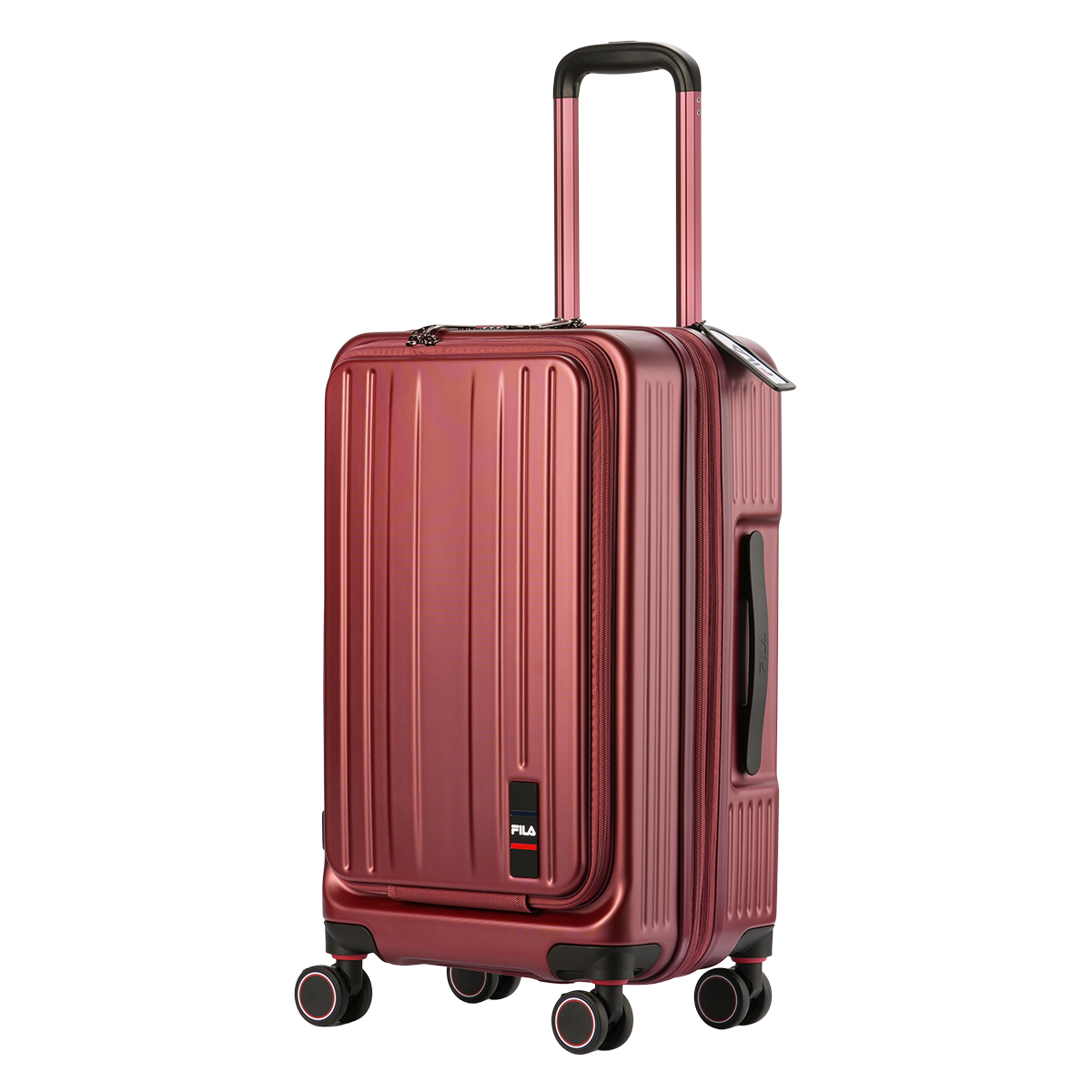 商品レビューで+5%｜フィラ コア スーツケース Mサイズ 47L 52L 拡張機能 軽量 中型 フロントオープン ストッパー付き FILA CORE 260-1602 FILA（フィラ） 最大51% 1/13限定 コア スーツケース Mサイズ 47L 52L