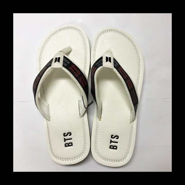 在庫限り終売 BTS公式ライセンス 防弾少年団 ビーチサンダル トング IDOL MIC Drop バンタン 韓国 ジン シュガ : bts ...